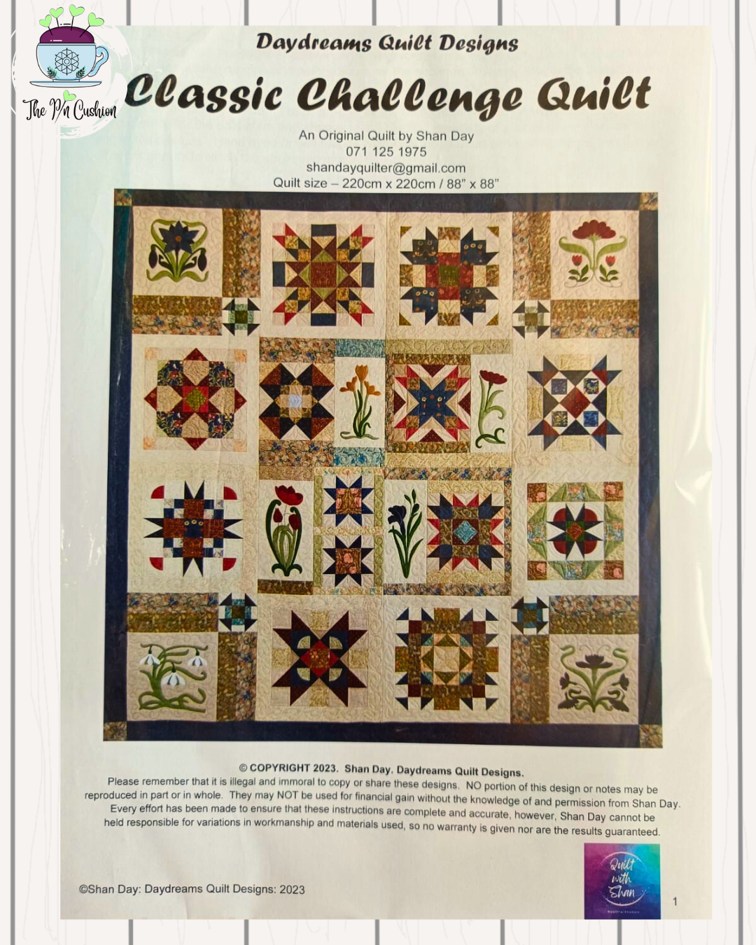 Classic Challenge Quilt Pattern – The Pin Cushion
