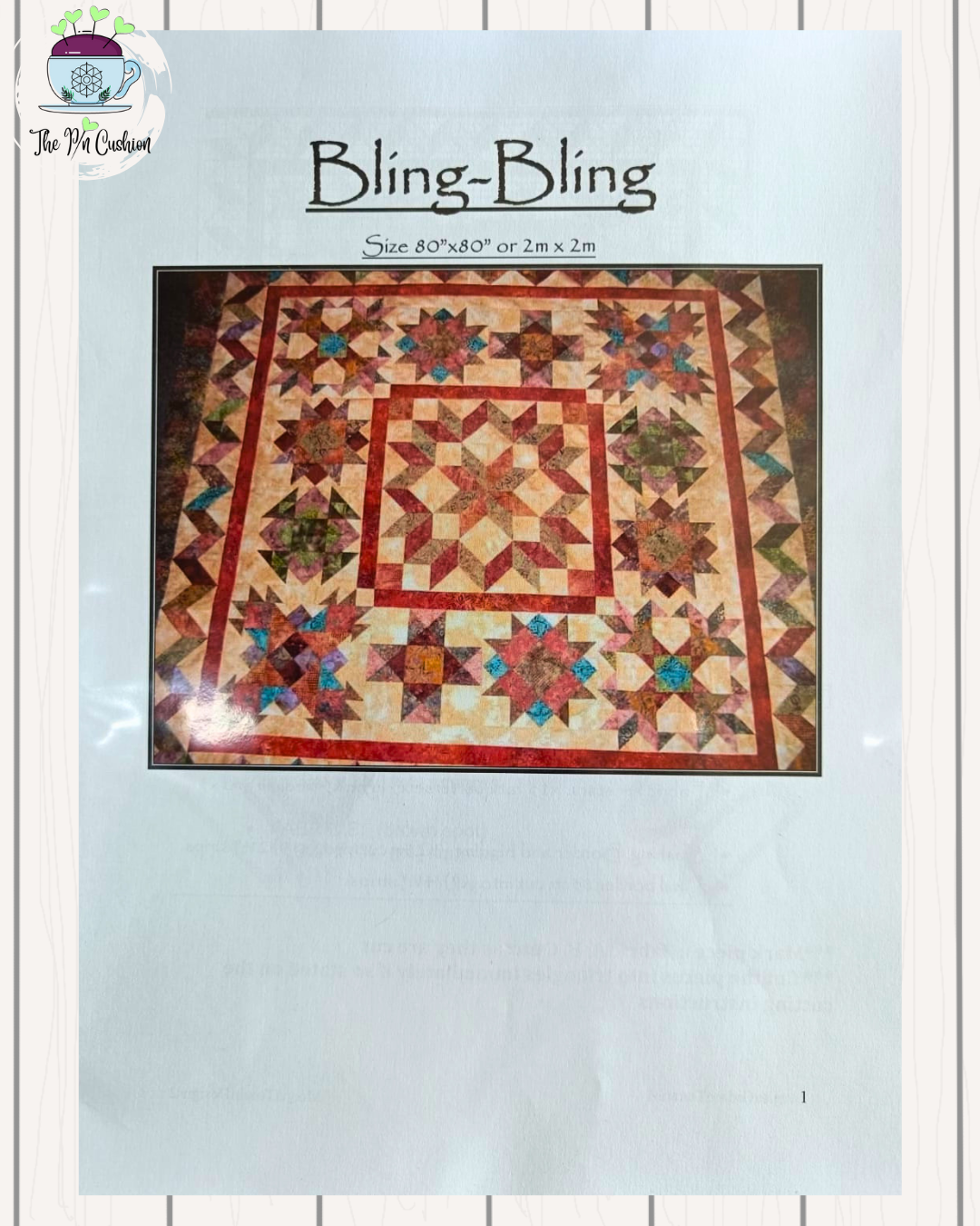 Bling-Bling Quilt Pattern – The Pin Cushion
