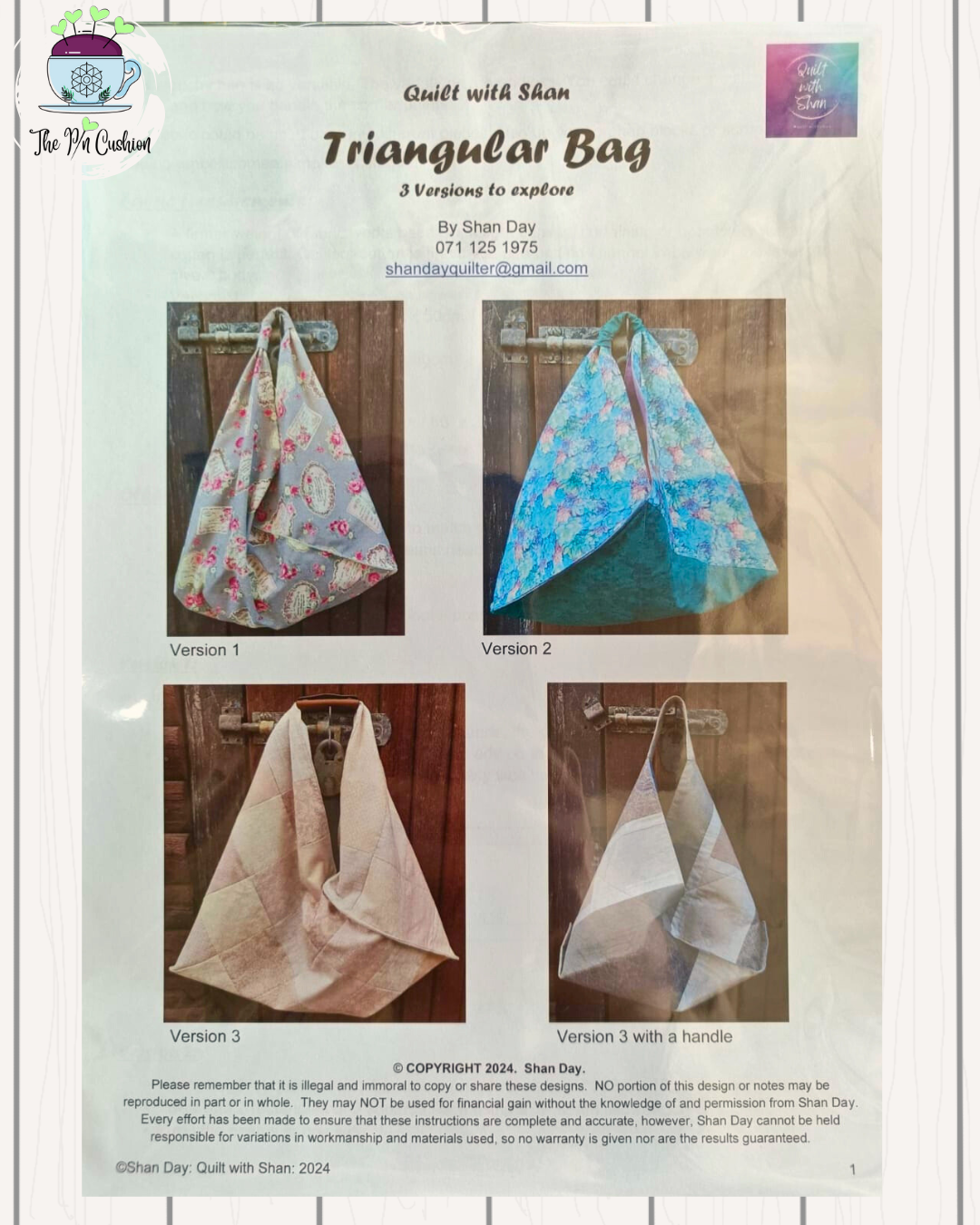 Triangular Bag Pattern – The Pin Cushion